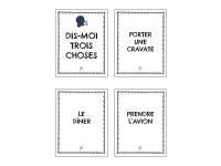 French speaking game - Tell me 3 things - Dis-moi trois choses by Teach ...