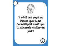 French: Speaking Prompt Question Cards - Countries, Cities and ...