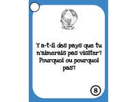 French: Speaking Prompt Question Cards - Countries, Cities and ...