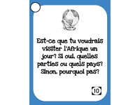 French: Speaking Prompt Question Cards - Countries, Cities and ...