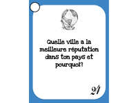 French: Speaking Prompt Question Cards - Countries, Cities and ...