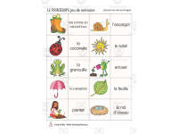 French: Spring Memory Game by Teach Simple