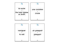 French: Tell me 3 things Speaking Game - Travel Theme by Teach Simple