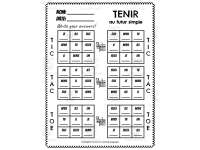 French: TENIR Futur Simple Tic Tac Toe Game by Teach Simple