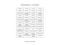 French: The Game of 20 Questions - Family Vocabulary - No Prep ...