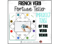 French: VENIR IMPERFECT TENSE VERB Fortune Teller by Teach Simple