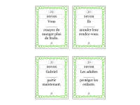 French Verb Devoir - Present & Conditional Tenses - Practice Cards by ...