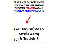 French Verb FALLOIR - Present Tense + Indirect Object Pronouns - Lesson ...