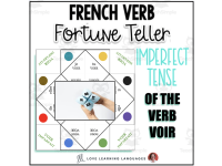 French: VOIR IMPERFECT VERB TENSE Fortune Teller by Teach Simple