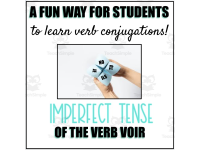 French: VOIR IMPERFECT VERB TENSE Fortune Teller by Teach Simple