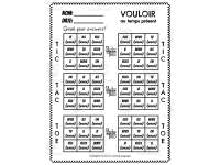 French: VOULOIR Present Tense Tic Tac Toe Game by Teach Simple