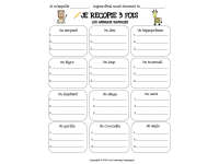 French Wild Animals Vocabulary Unit by Teach Simple