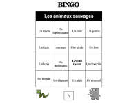 French Wild Animals Vocabulary Unit by Teach Simple