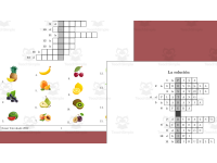 Fruits and Berries Crossword Spanish - Nombra las Frutas y Bayas by ...