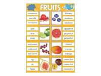 Fruits Clip Cards - Spelling & Vocabulary by Teach Simple