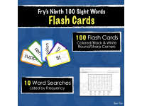 Fry's Ninth 100 Sight Words Fill-in-the-Blanks by Teach Simple