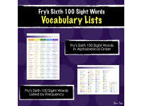 Fry's Sixth 100 Sight Words Fill-in-the-Blanks by Teach Simple