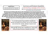 GCSE Literature: (10) ‘An Inspector Calls’ Act 2 Part 3 (‘The ...