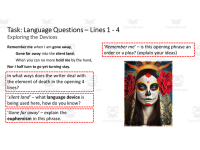 GCSE Poetry Lesson: ‘Remember’ by Christina Rossetti by Teach Simple