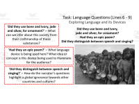 GCSE Poetry Lesson: ‘What Were They Like?’ by Denise Levertov by Teach ...
