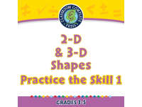 Geometry: 2-D & 3-D Shapes - Practice the Skill 1 - FLASH-MAC by Teach ...