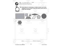 Geometry: Drill Sheets Vol. 3 Gr. 3-5 by Teach Simple