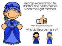 George Washington President's Day Adapted Book Slide Deck for Special ...