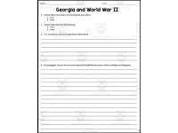 Georgia and World War II Reading Packet by Teach Simple