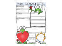 German: Animal Characteristics Worksheet - Frog Printable by Teach Simple