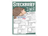 German: Animal Characteristics Worksheet - Hedgehog Printable by Teach ...
