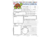 German: Animal Characteristics Worksheet - Turtle Printable by Teach Simple