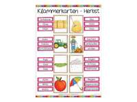 German Clip Cards: Autumn Vocabulary by Teach Simple