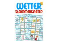 German Clip Cards: Weather Vocabulary by Teach Simple
