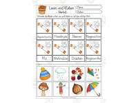 German Cut & Glue Activity: Fall / Autumn by Teach Simple