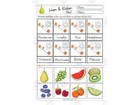 German Cut & Glue Activity: Fruit by Teach Simple