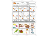 German Cut & Glue: Pets by Teach Simple