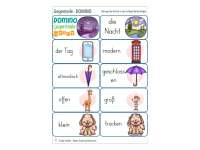 German Dominoes: Opposites by Teach Simple