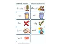 German Dominoes: Opposites by Teach Simple