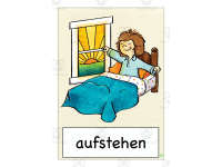 German Flash Cards: Daily Routine & Activities by Teach Simple