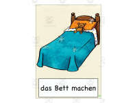 German Flash Cards: Daily Routine & Activities by Teach Simple