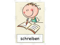 German Flash Cards: Daily Routine & Activities by Teach Simple