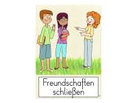 German Flash Cards: Friendship by Teach Simple