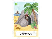 German Flash Cards: Pirate Life by Teach Simple