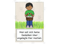 German Flash Cards: Proverbs & Expressions by Teach Simple