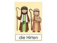 German Flash Cards: The Christmas Story by Teach Simple
