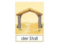 German Flash Cards: The Christmas Story by Teach Simple