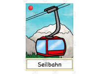 German Flash Cards: Types of Transportation by Teach Simple