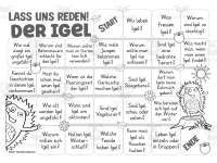 German: Let's Talk About Hedgehogs Board Game by Teach Simple