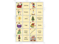 German Memory Cards: Christmas by Teach Simple