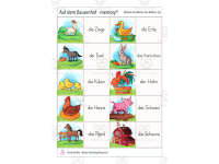 German Memory Cards: Farm Yard by Teach Simple